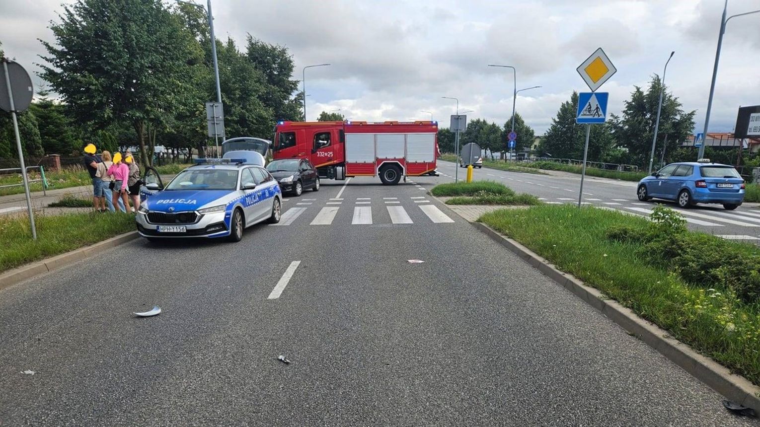 Dwa wypadki na pasach jednego dnia