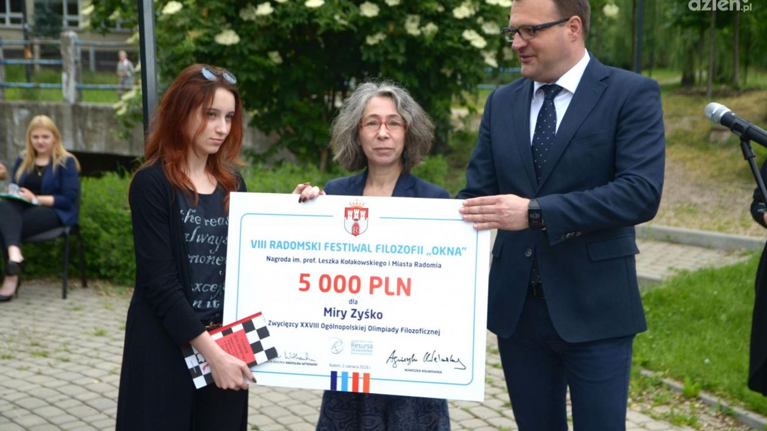 Mira Zyśko laureatką olimpiady filozoficznej