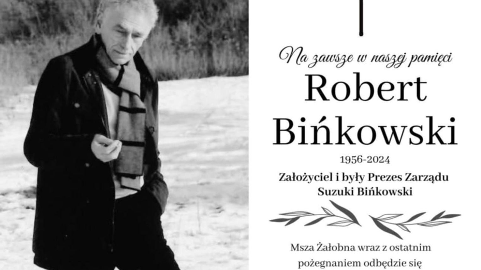 Nie żyje Robert Bińkowski