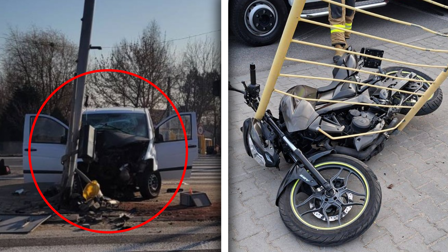 Niebezpieczny weekend na drogach. Dwa wypadki i kilkanaście kolizji