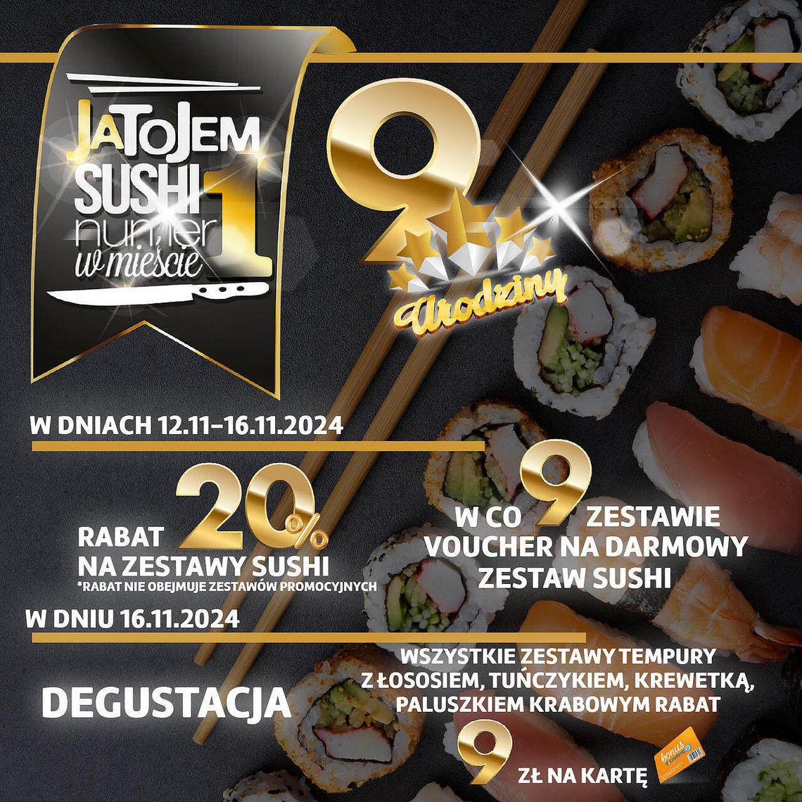 IX Urodziny marki JaToJemSushi w E.Leclerc Radom