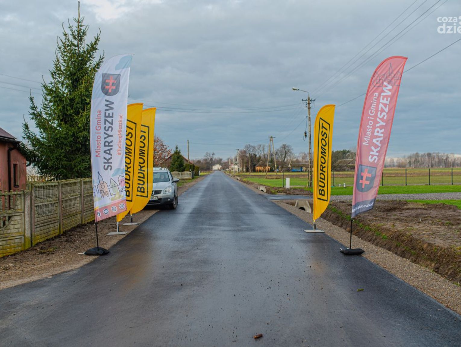 Otwarcie drogi w miejscowości Kobylany-Kolonia (zdjęcia)
