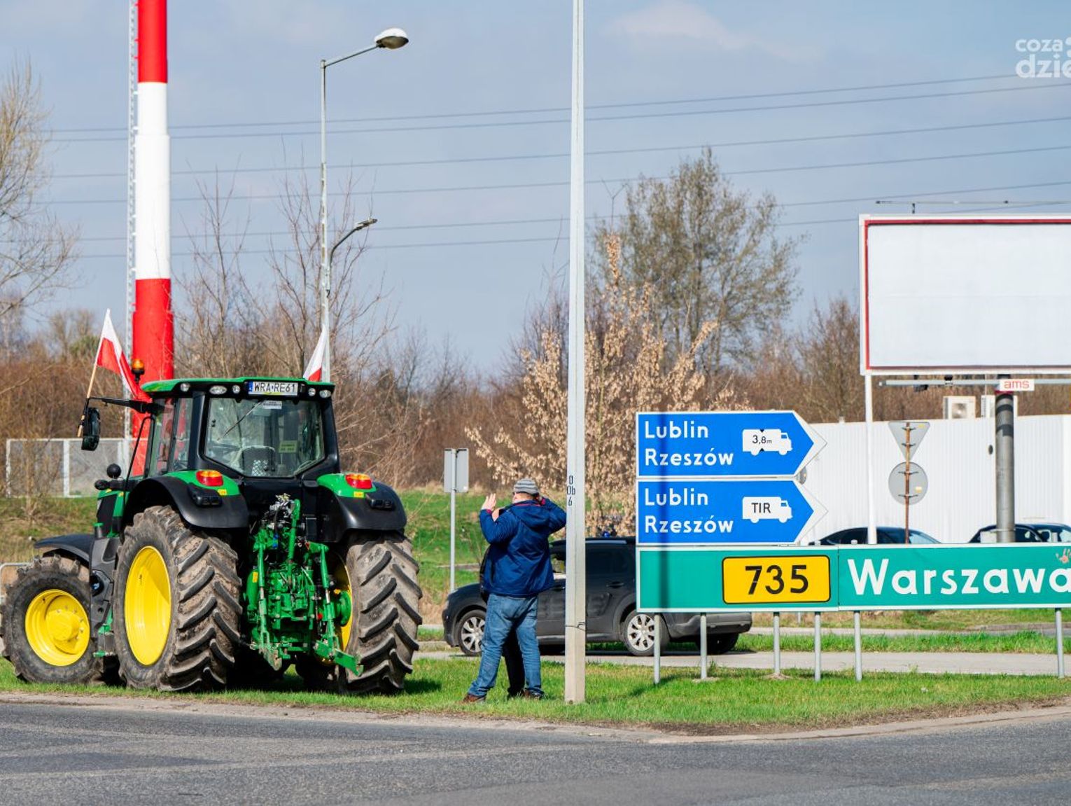Protest rolników w Radomiu (zdjęcia)