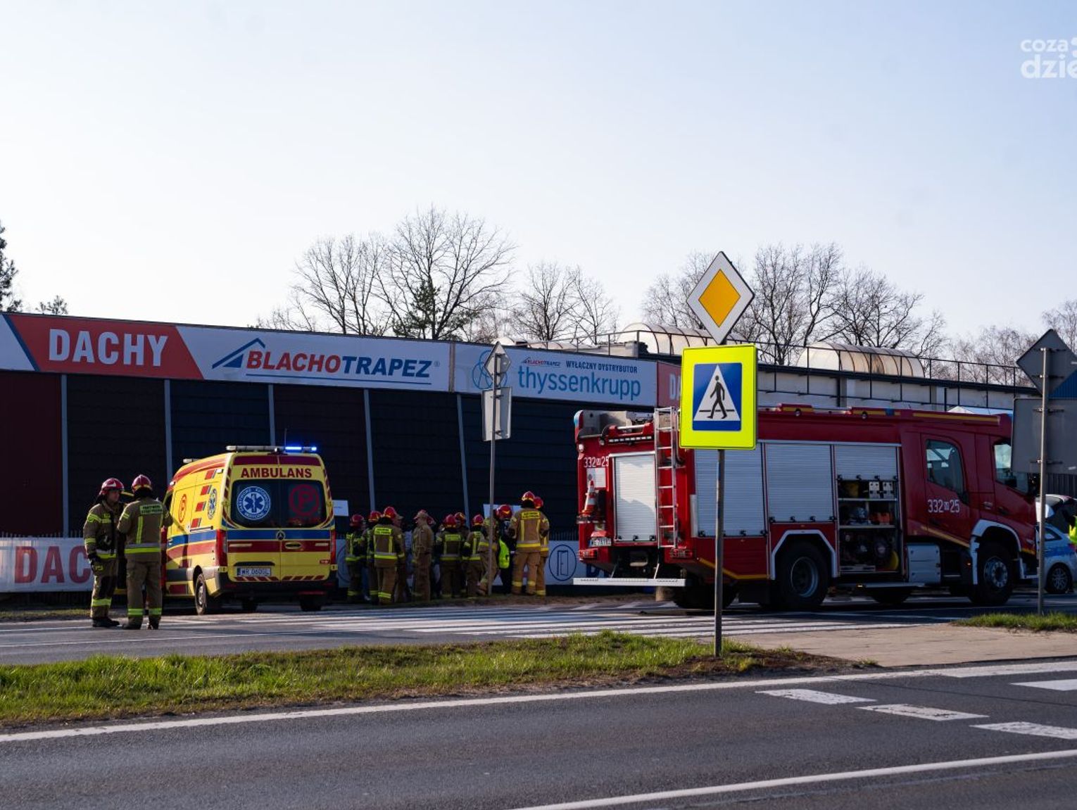 Wypadek drogowy na ul. Warszawskiej (zdjęcia)